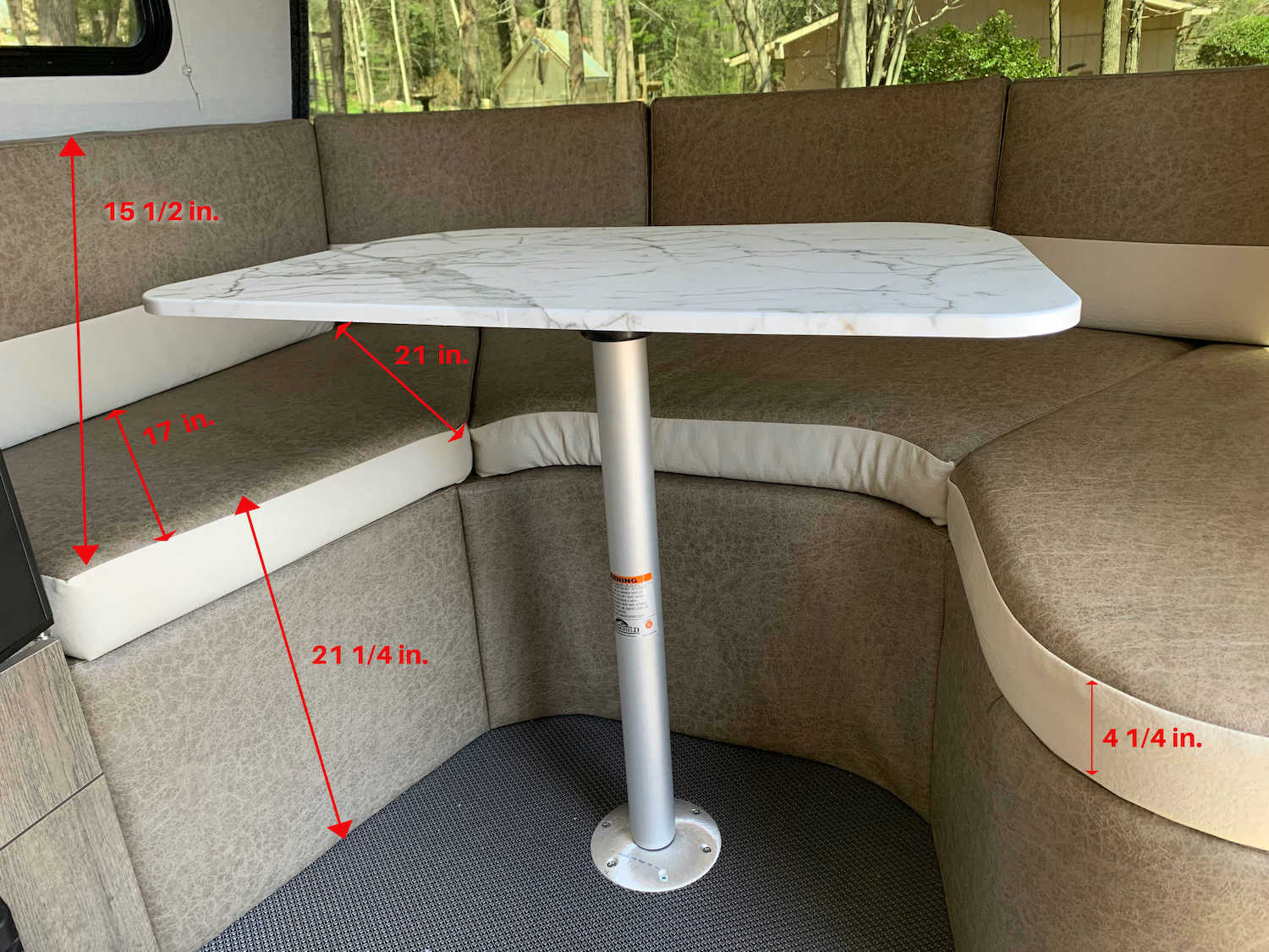 InTech Sol Horizon Specs: Interior Dimensions - Couch Potato Camping