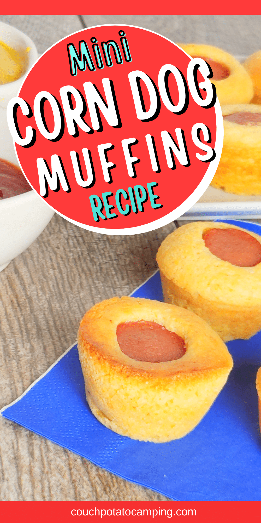 Mini Corn Dog Muffins Recipe - Couch Potato Camping