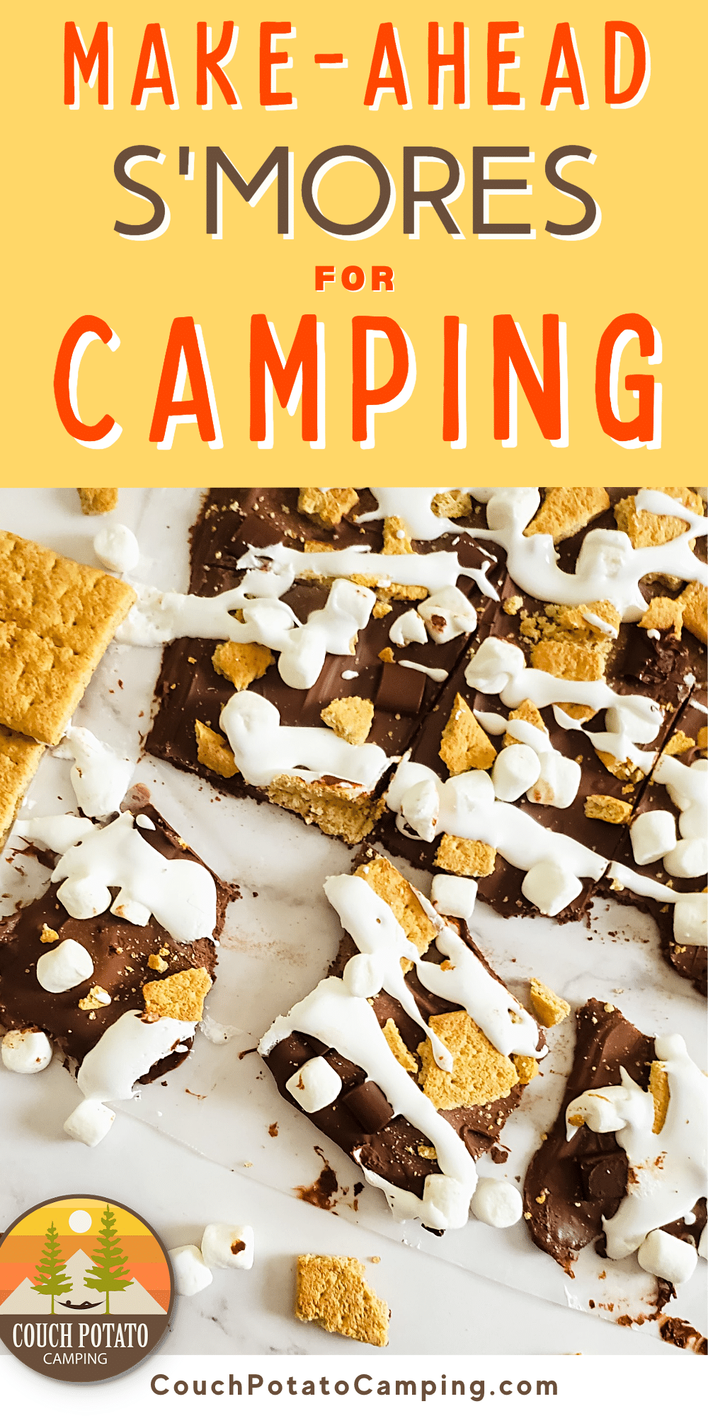 Easy S'mores Bark Recipe (For When You Can't Have a Campfire!) - Couch ...