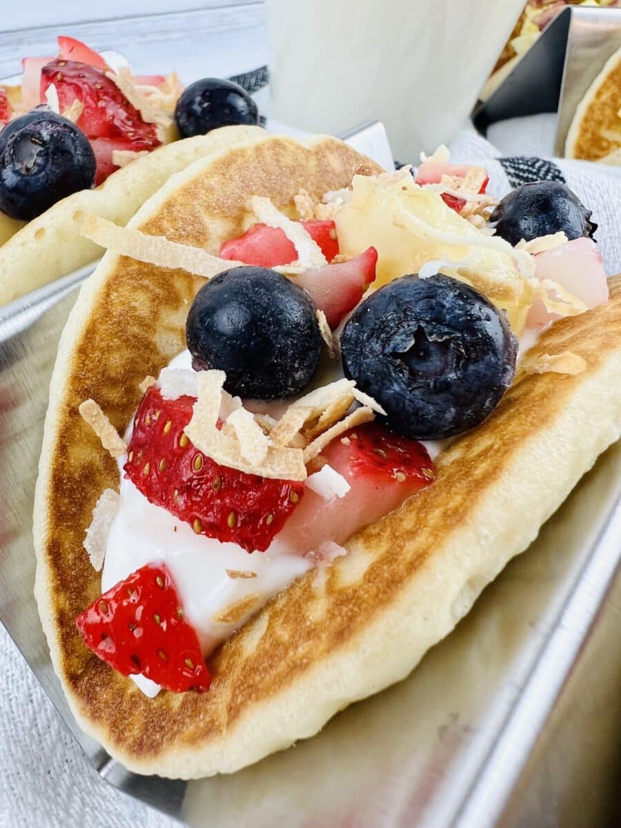 Perfect Pancake Tacos Recipe - Couch Potato Camping