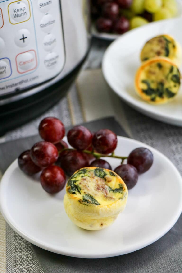 Instant Pot Egg Bites (Starbucks Copycat Recipe) - Couch Potato Camping