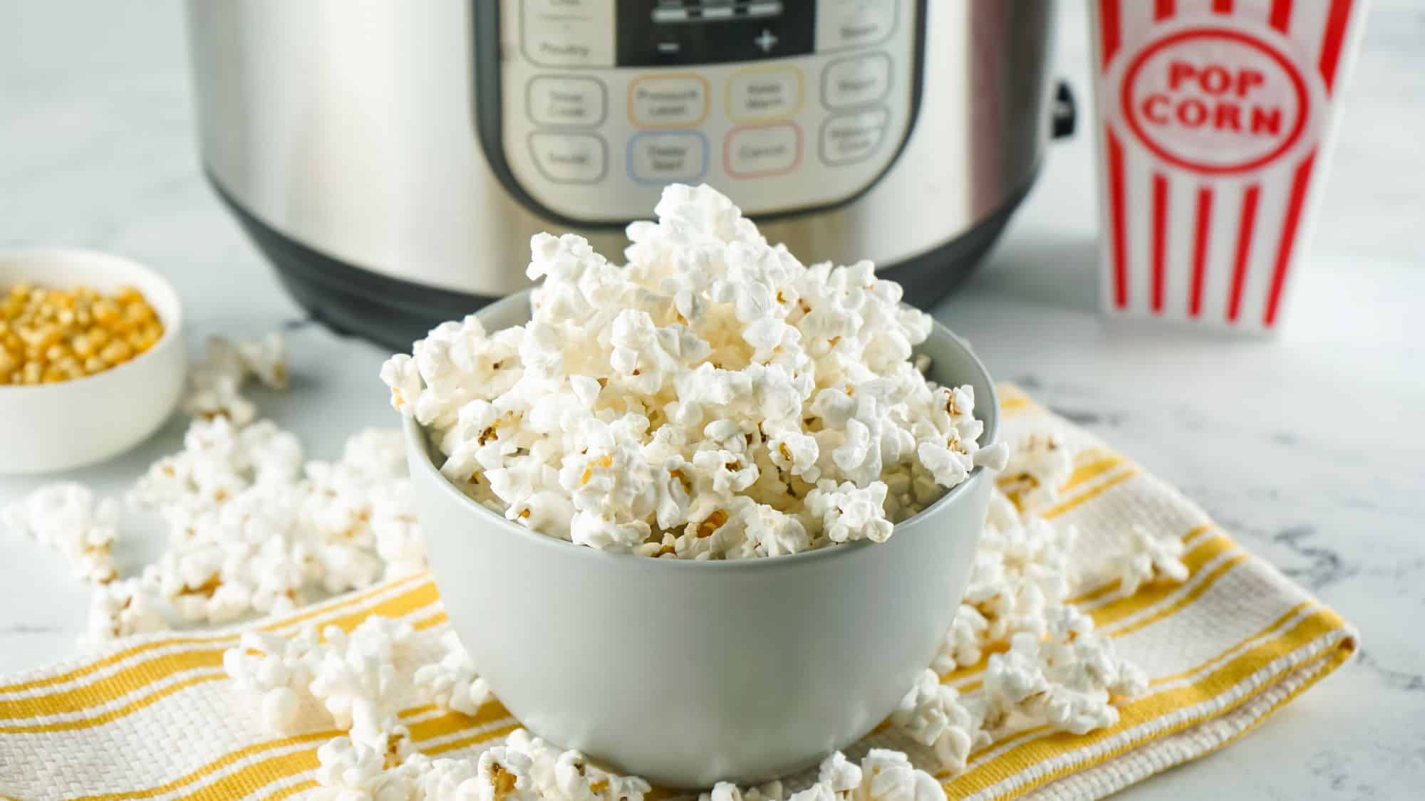 Instant Pot Popcorn - Couch Potato Camping
