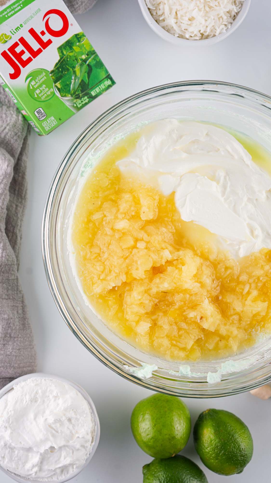 Lime Fluff Salad Recipe - Couch Potato Camping