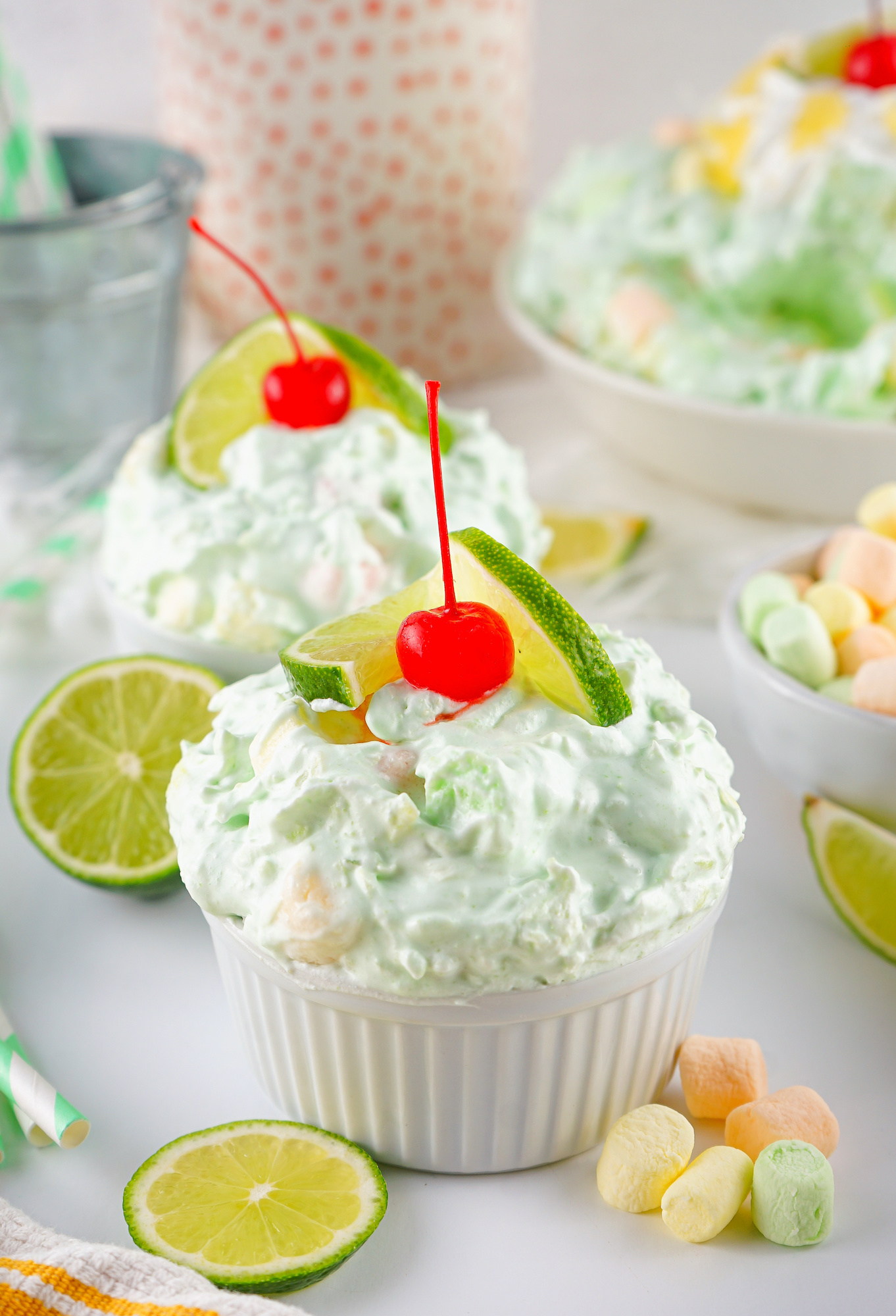 Lime Fluff Salad Recipe - Couch Potato Camping